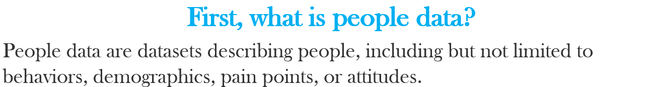 What is people data? - Team Acua